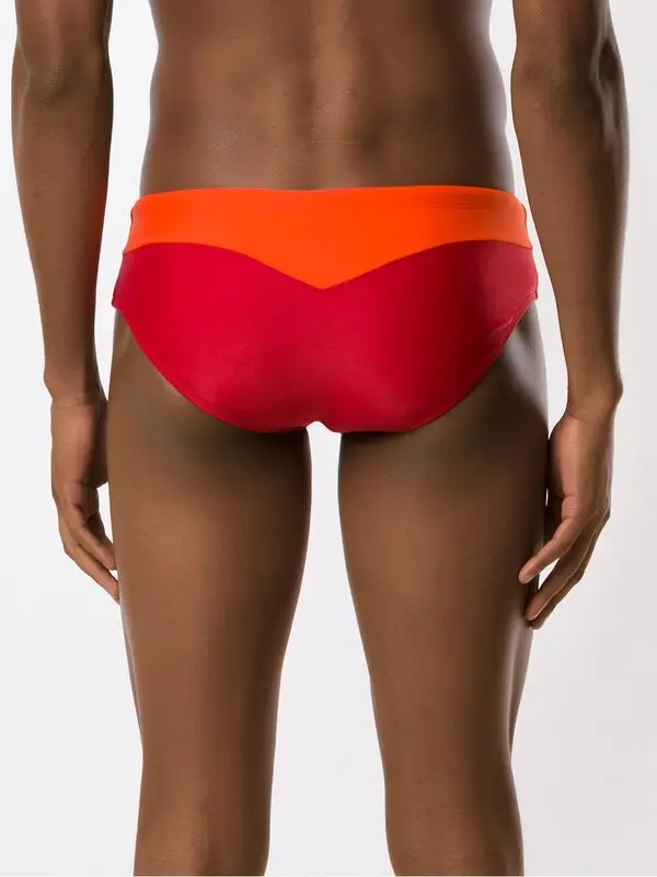 AMIR SLAMA Panelled Swimming Trunks