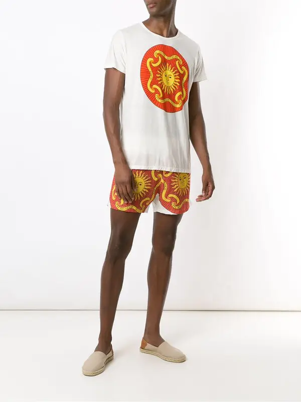AMIR SLAMA Sol Print Shorts