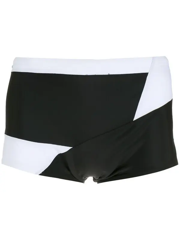AMIR SLAMA Panelled Swimming Trunks