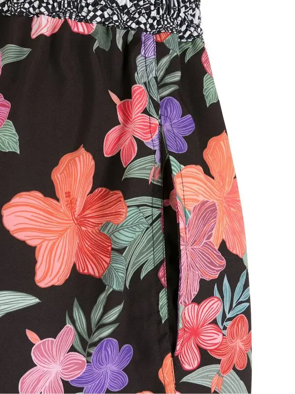 AMIR SLAMA Print Hibiscus Shorts