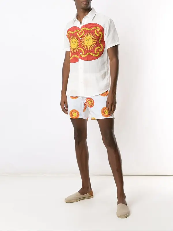 AMIR SLAMA Print Sol Short Sleeves Shirt