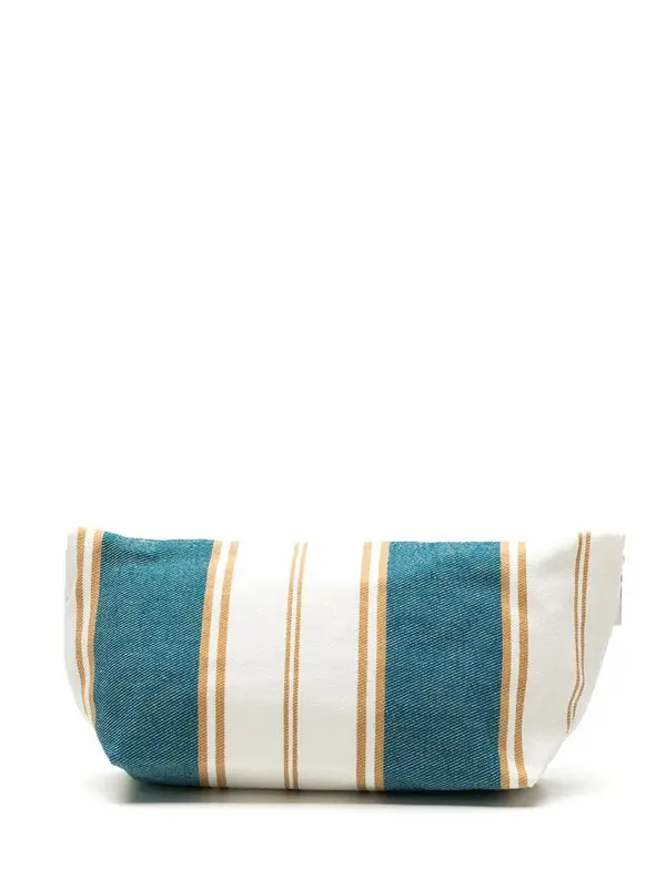 AMIR SLAMA Striped Makeup Bag