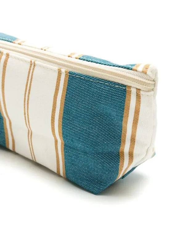 AMIR SLAMA Striped Makeup Bag