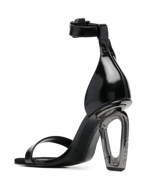 Filling Pieces Carabiner-heel Leather Sandals