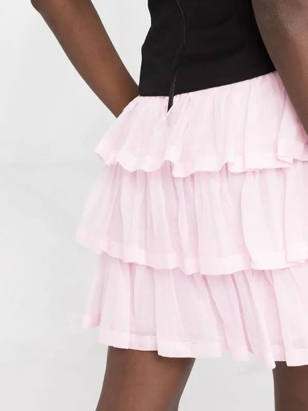Philosophy Di Lorenzo Serafini Corset Ruffle Dress