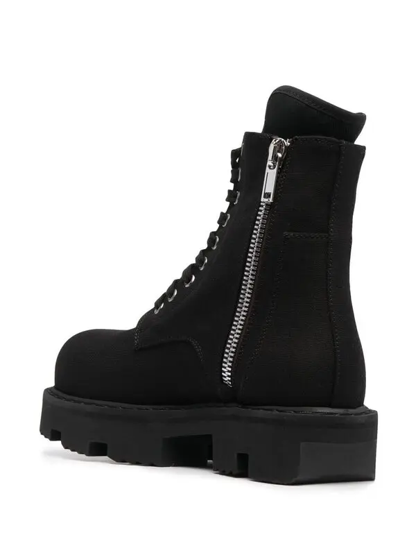 Rick Owens Megatooth Army Boots In Black - 60% Off | Editorialist