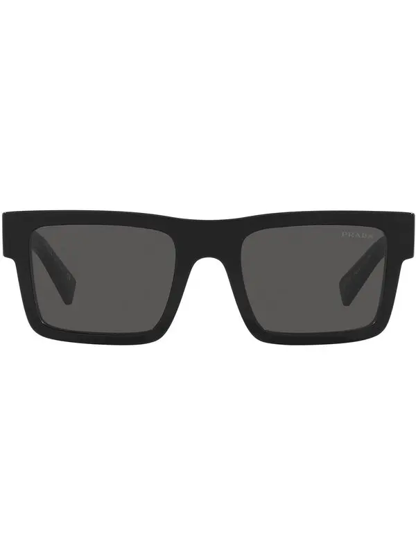 Prada Black Studded Square Sunglasses Prada Men main image 3