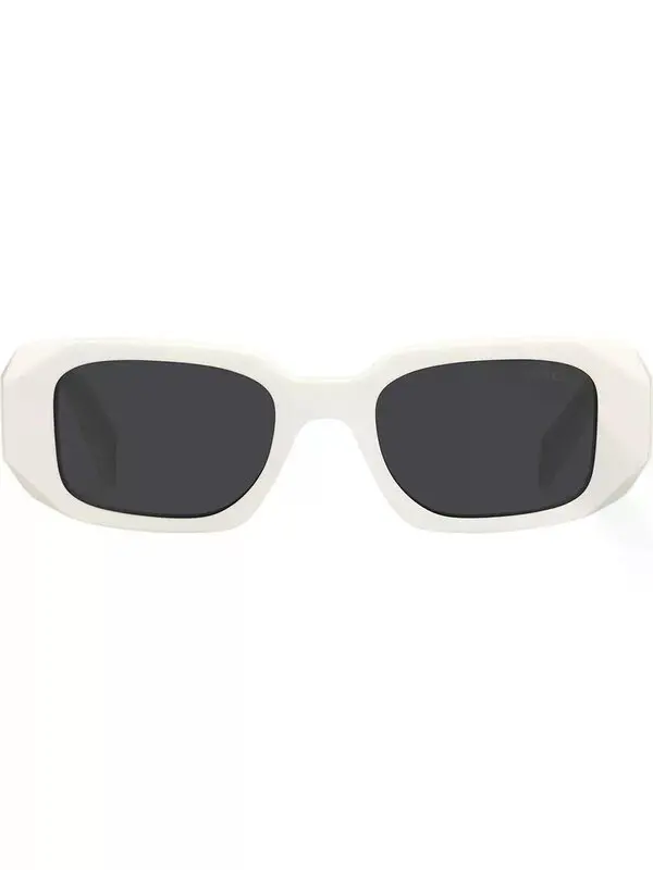 Prada Runway Oversize-frame Sunglasses - White