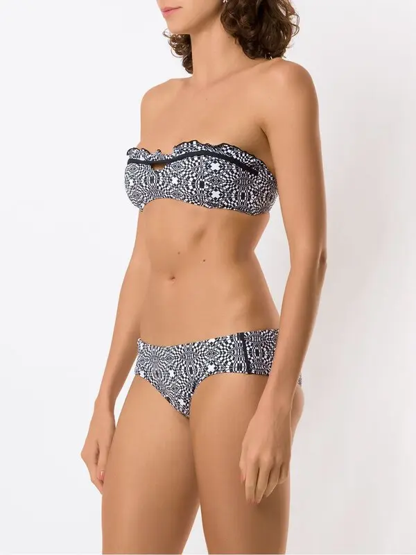 AMIR SLAMA Striped Bikini Set