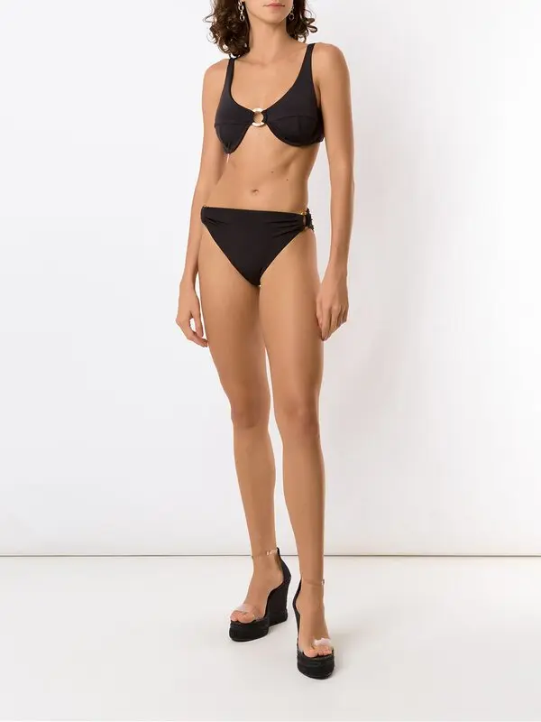 AMIR SLAMA Ring-details Bikini Set
