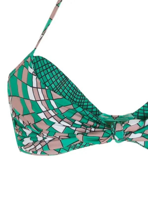 AMIR SLAMA Geometric Print Bikini Set