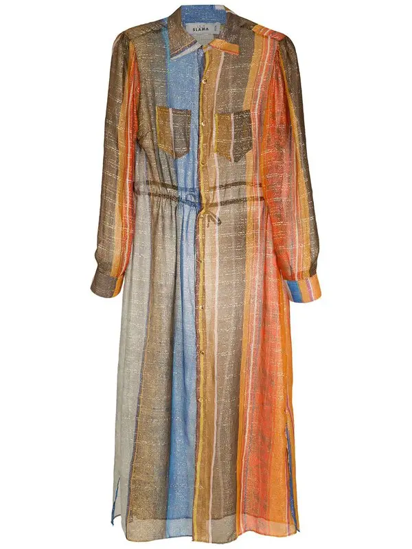AMIR SLAMA Silk Shirt Dress