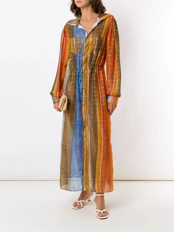 AMIR SLAMA Silk Shirt Dress