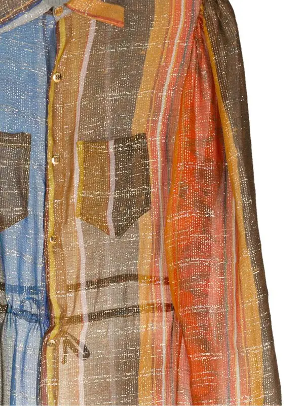 AMIR SLAMA Silk Shirt Dress