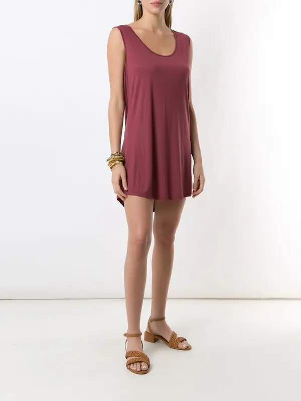 AMIR SLAMA Sleeveless T-shirt Dress