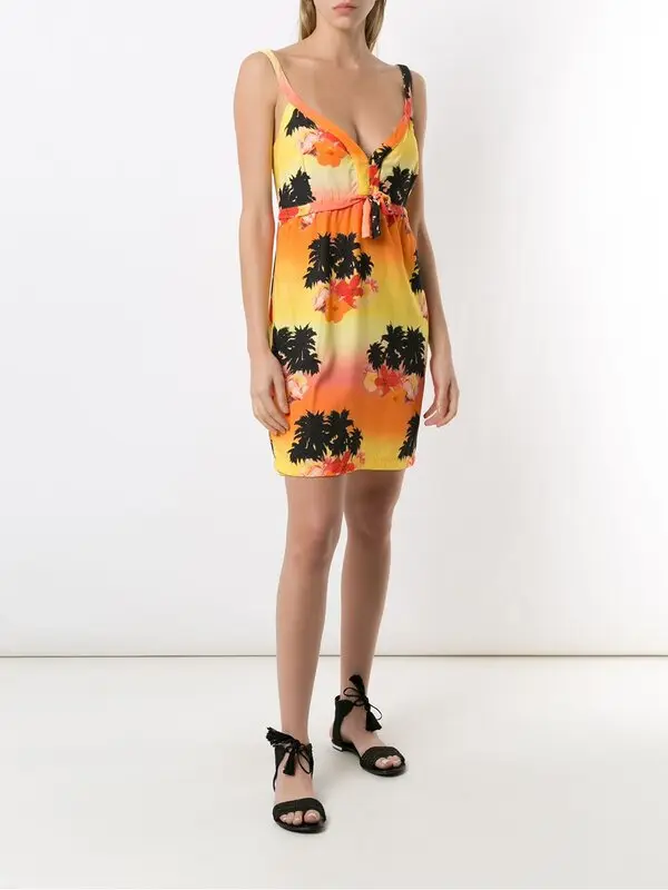 AMIR SLAMA Printed Dress
