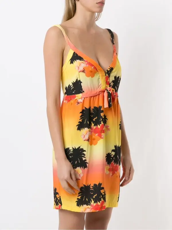 AMIR SLAMA Printed Dress