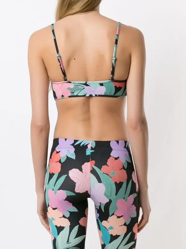 AMIR SLAMA Hibiscus Sport Top