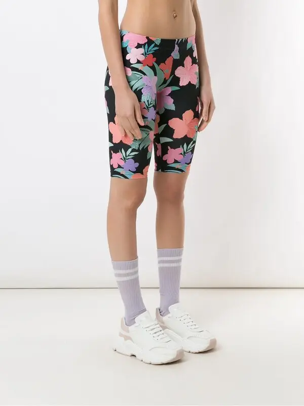 AMIR SLAMA Printed Biker Shorts