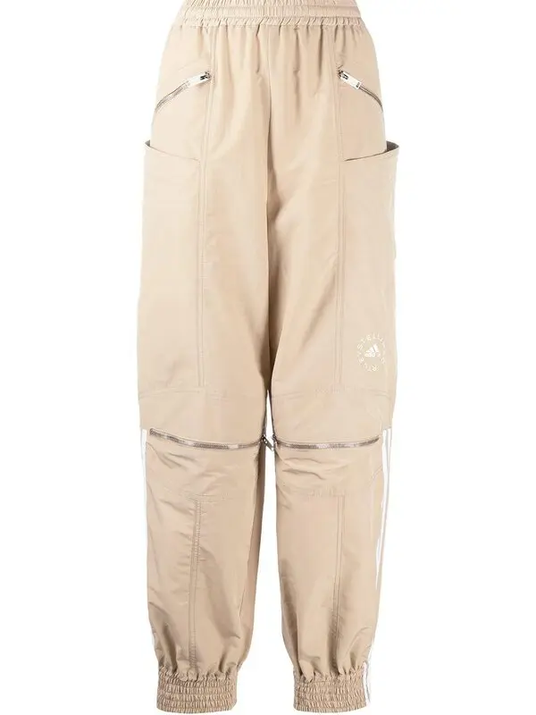 Stella McCartney Logo Stripe Zip Front Track Pants