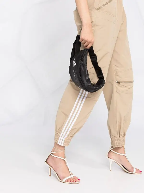 Stella McCartney Logo Stripe Zip Front Track Pants