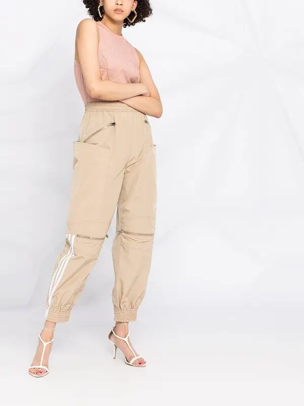 Stella McCartney Logo Stripe Zip Front Track Pants
