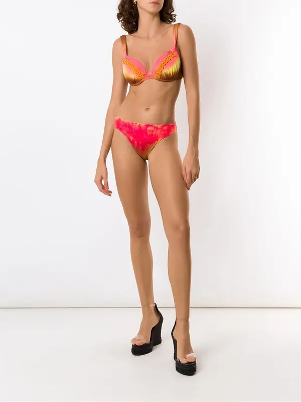 AMIR SLAMA Tie Dye Bikini Set