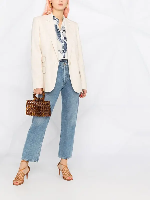 Stella McCartney Single-breasted Peak-lapel Blazer