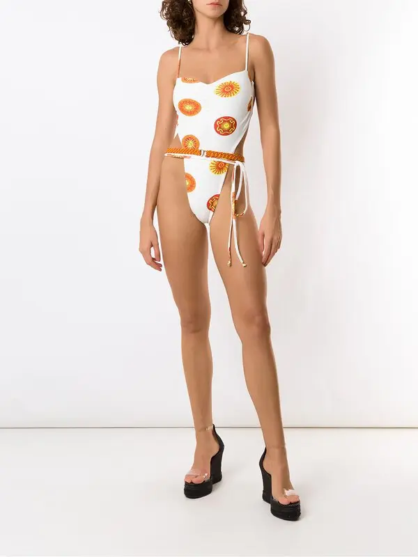 AMIR SLAMA Sol High-leg Swimsuit