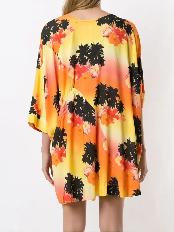 AMIR SLAMA Palm Tree-print Dress