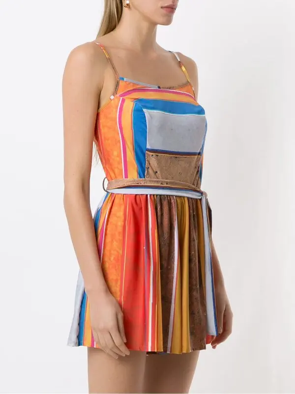 AMIR SLAMA Printed Playsuit