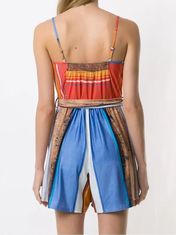 AMIR SLAMA Printed Playsuit