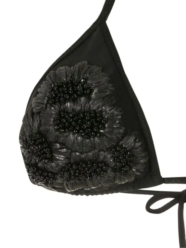 AMIR SLAMA Beaded Embroidery Bikini Set