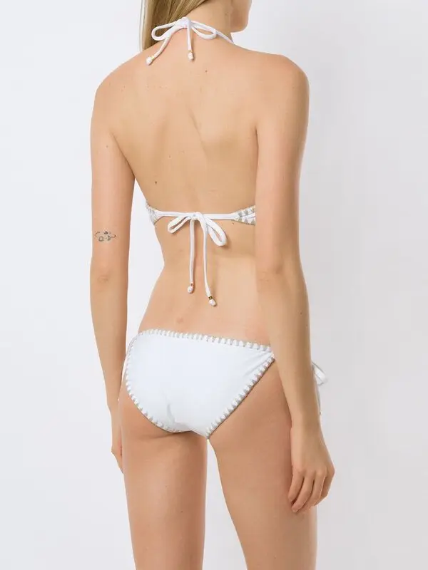 AMIR SLAMA Tie Cut-out One-piece
