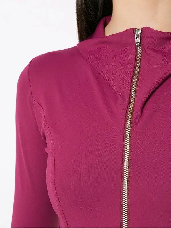 AMIR SLAMA Zipped Long Sleeves Bodysuit