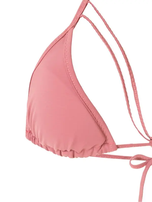 AMIR SLAMA Straps Triangle Bikini Set - Pink