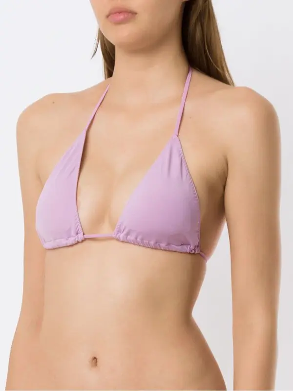 CLUBE BOSSA Aava Triangle Bikini Top - Purple