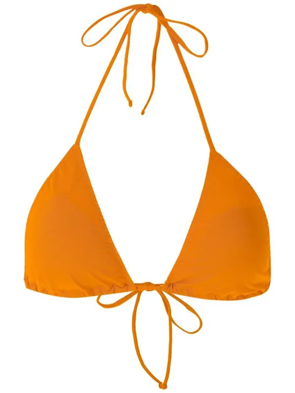 CLUBE BOSSA Aava Triangle Bikini Top - Orange