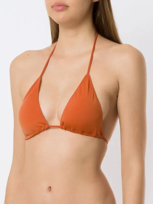 CLUBE BOSSA Aava Triangle Bikini Top - Orange