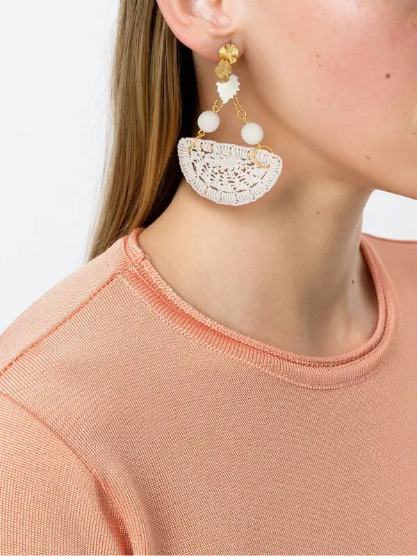 AMIR SLAMA Crochet Earrings
