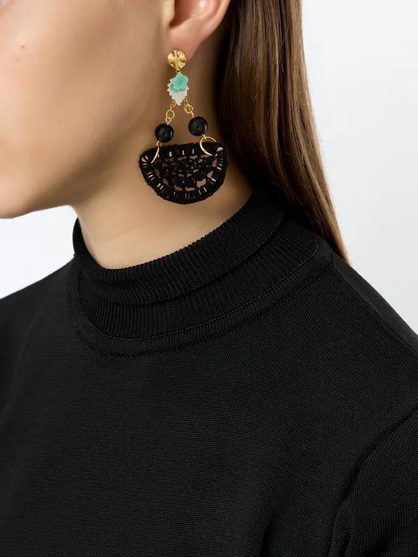 AMIR SLAMA Crochet Earrings