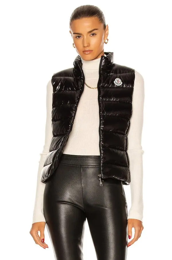 Moncler Ghany Puffer Gilet Vest - Black