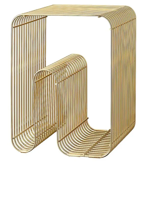 AYTM Curva Stool In Metallic