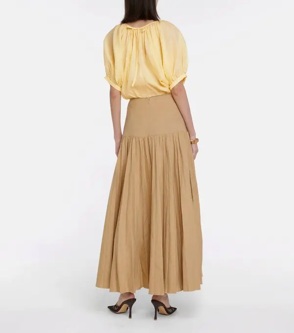 JOSEPH Sven Linen And Cotton Maxi Skirt