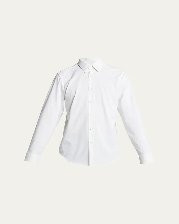 Theory Sylvain Shirt In Structure Knit - White
