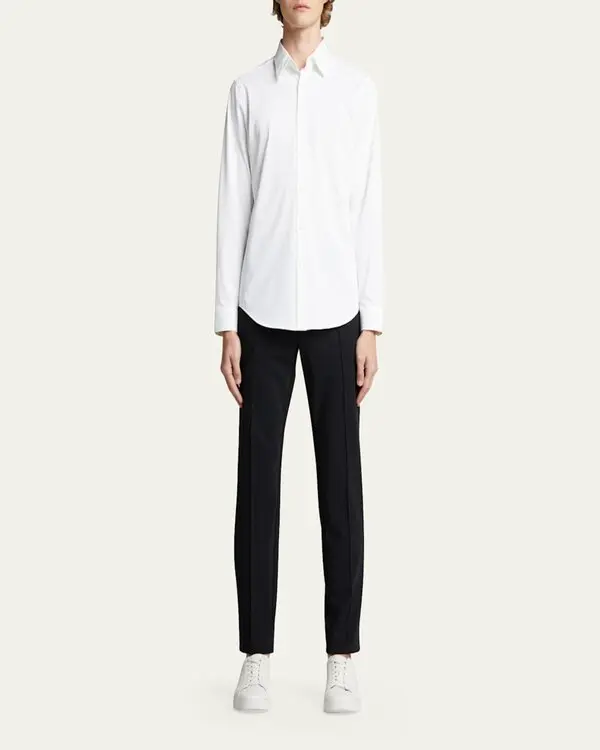 Theory Sylvain Shirt In Structure Knit - White