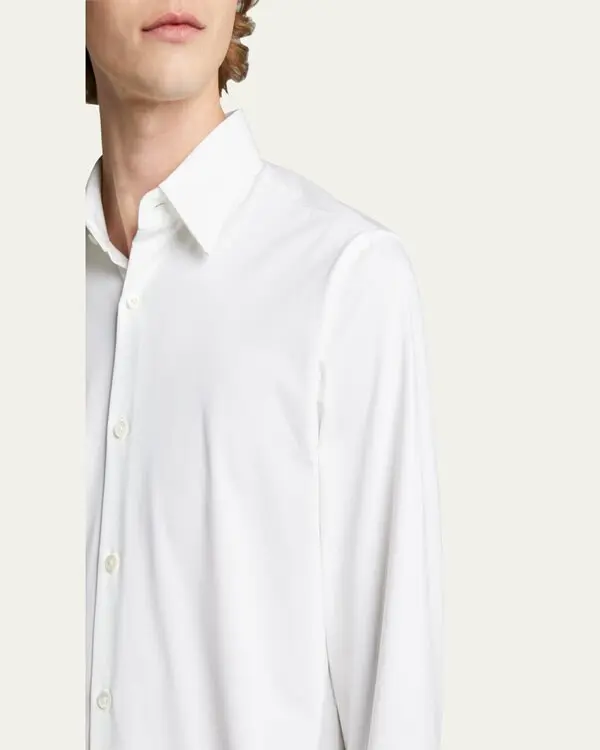 Theory Sylvain Shirt In Structure Knit - White