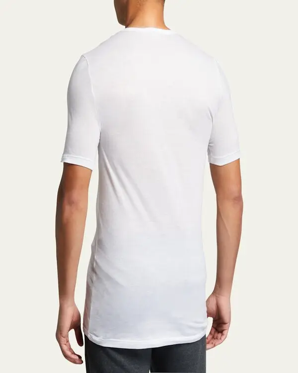 Hanro Ultralight Cotton V-neck T-shirt - White