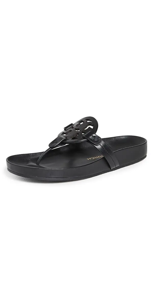 Tory Burch Miller Cloud Sandals - Perfect Black