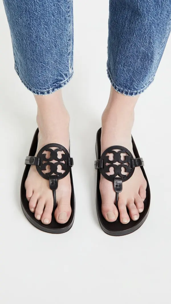 Tory Burch Miller Cloud Sandals - Perfect Black